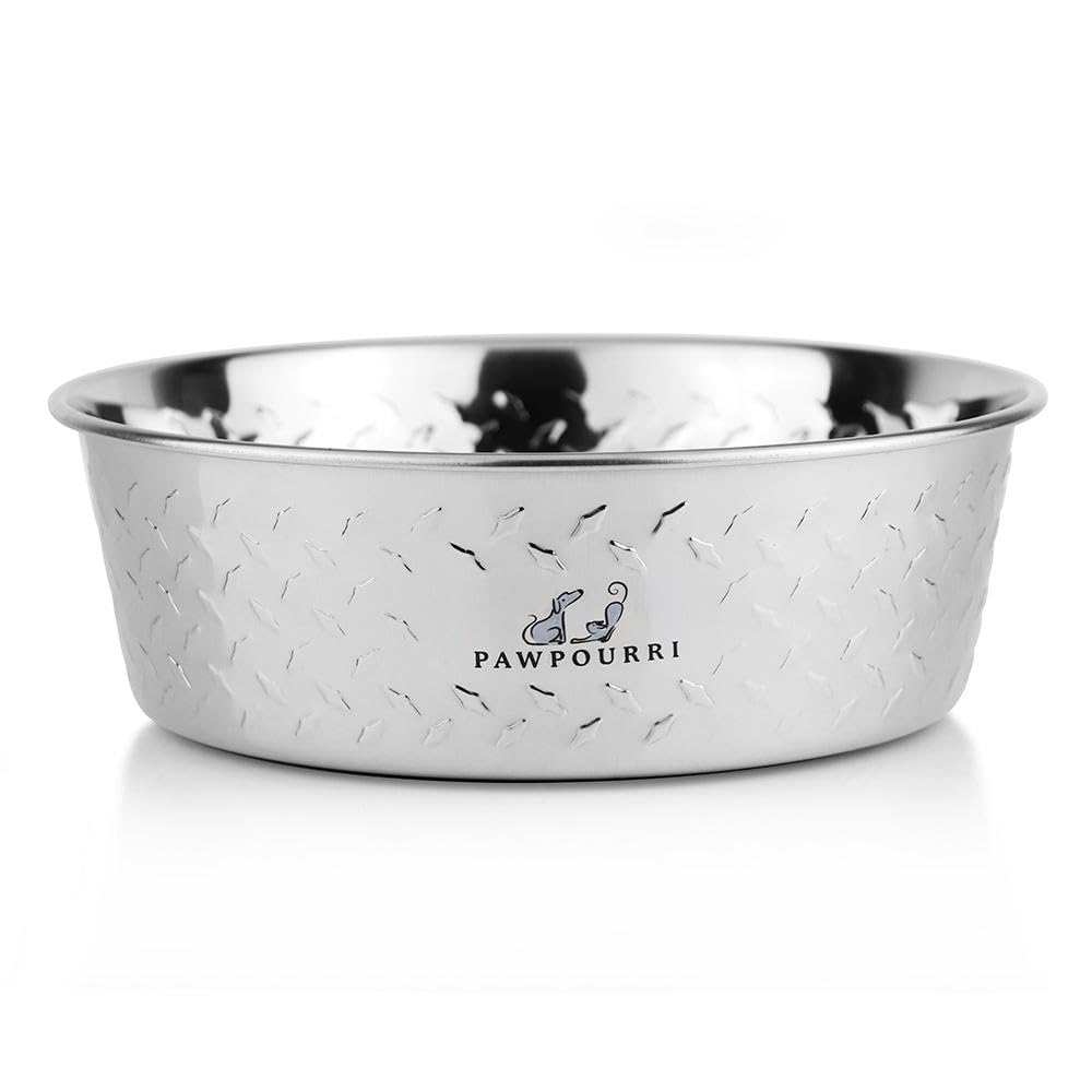 Stainless Steel Diamond Bowl – Pawpourri