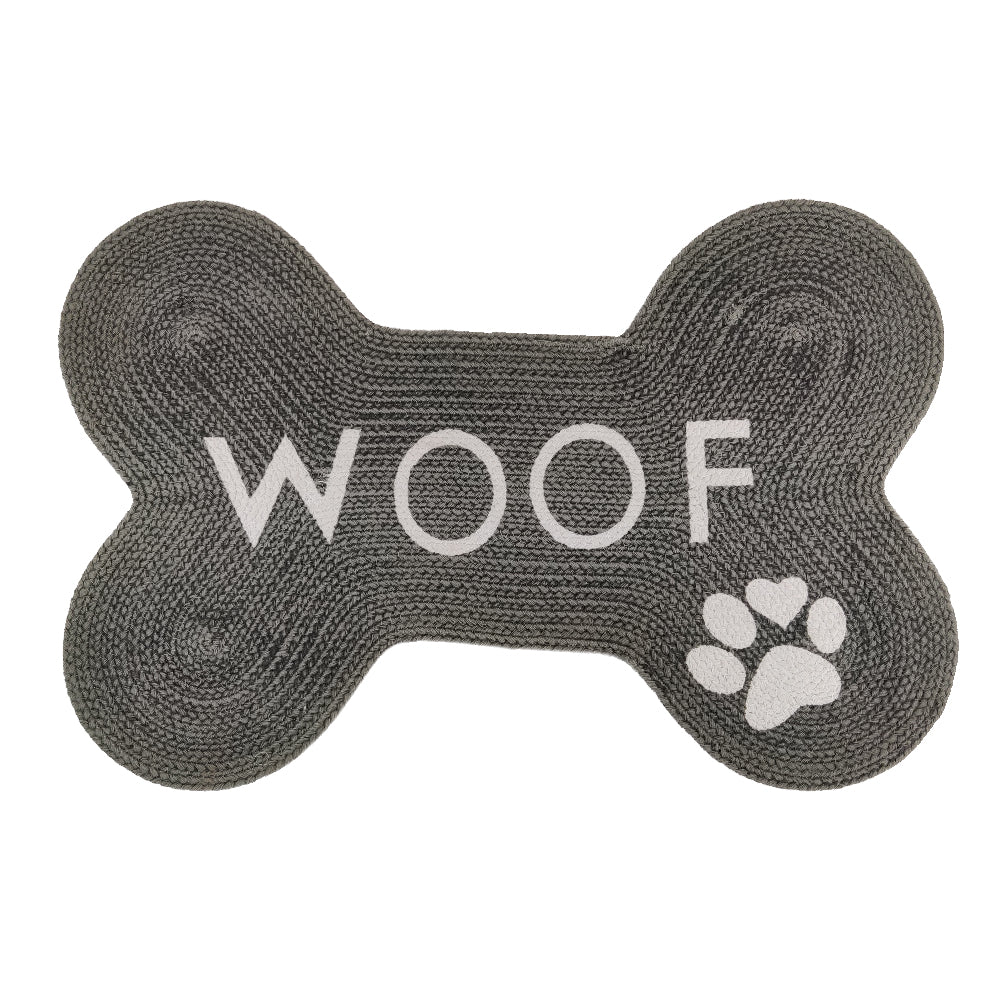 Bone Shape Woof Printed Mat – Pawpourri