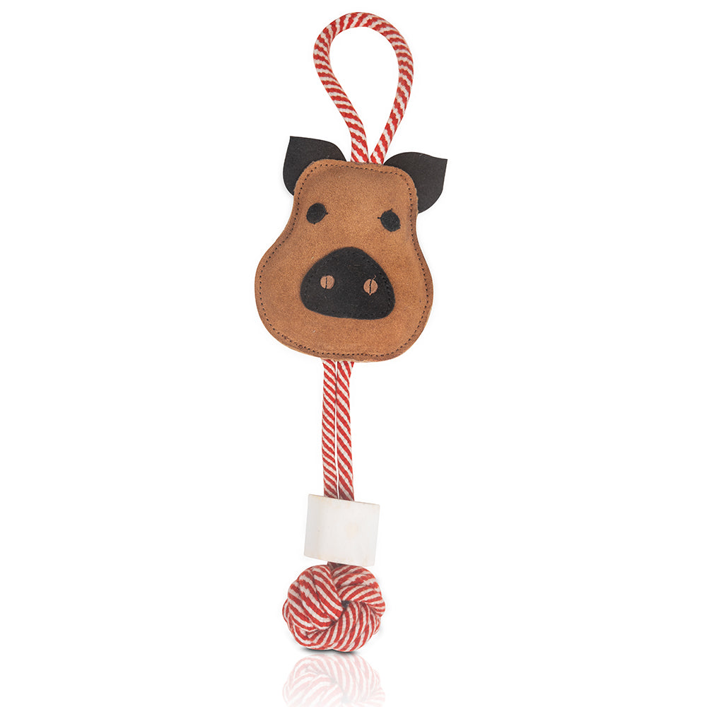 Pig Rope Toy – Pawpourri